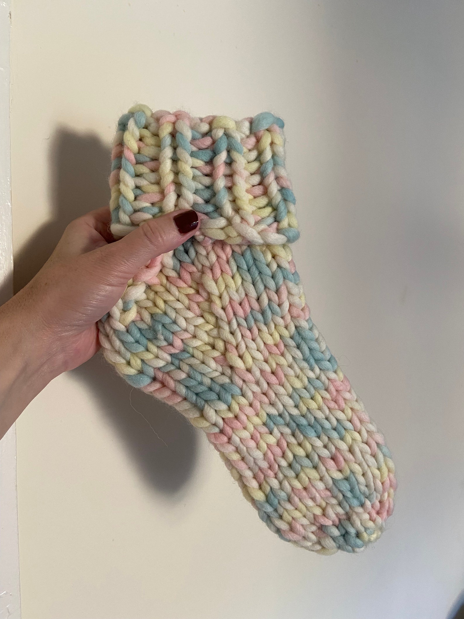 The Super Chunky Cosy Sock | PDF Knitting Pattern - Etsy