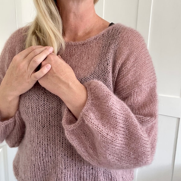 Mohair Sweater Pattern - Etsy