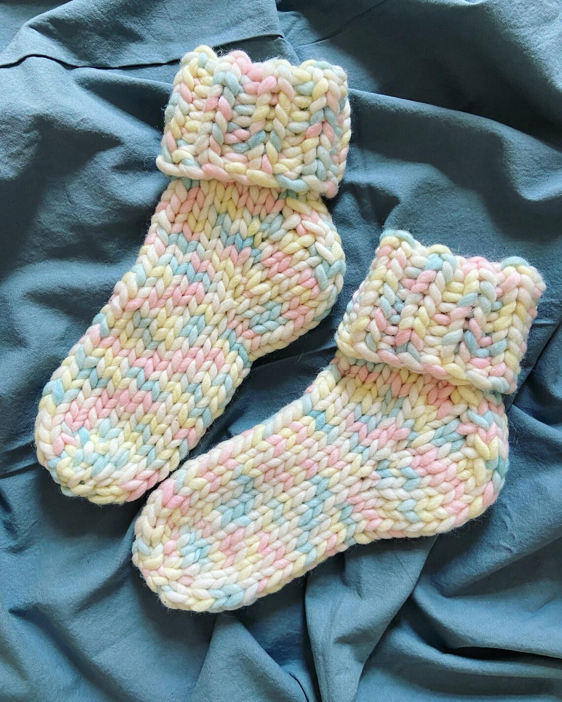 The Super Chunky Cosy Sock | PDF Knitting Pattern - Etsy