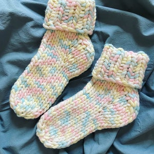 The Super Chunky Cosy Sock | PDF Knitting Pattern - Etsy