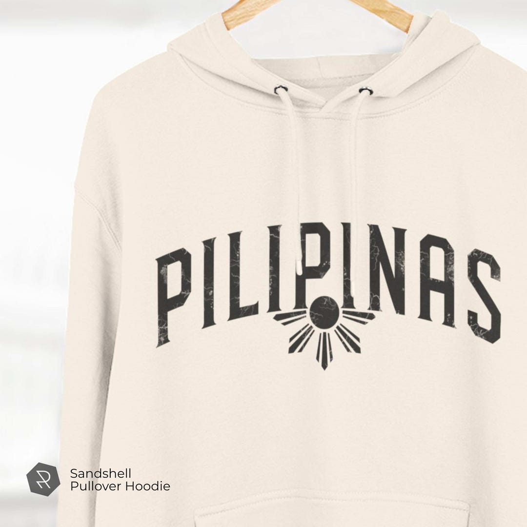 Pilipinas Hoodie, Filipino Pride Sweatshirt, Philippines Streetwear ...