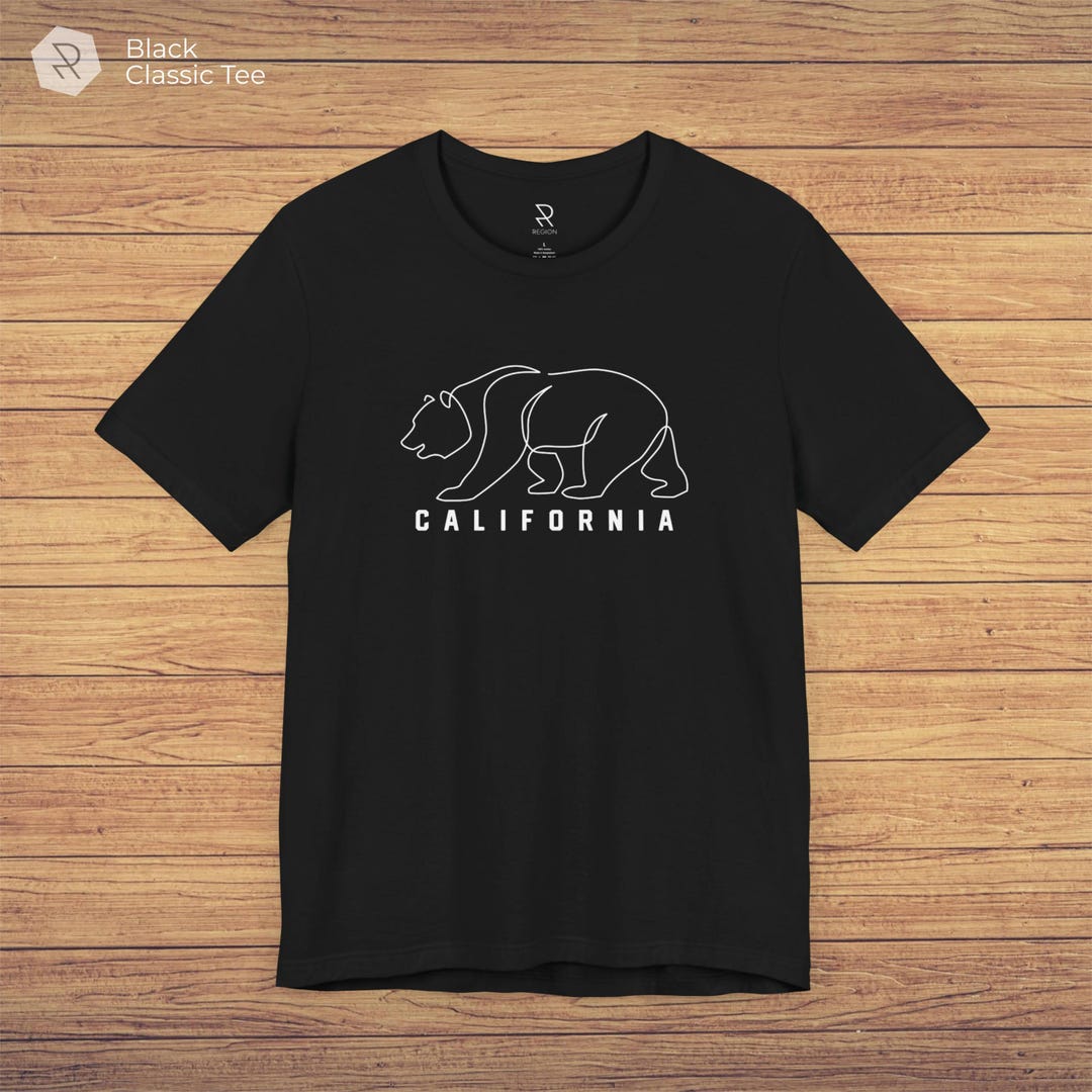 California Bear T-shirt, California Shirt, California Design, State Tee ...