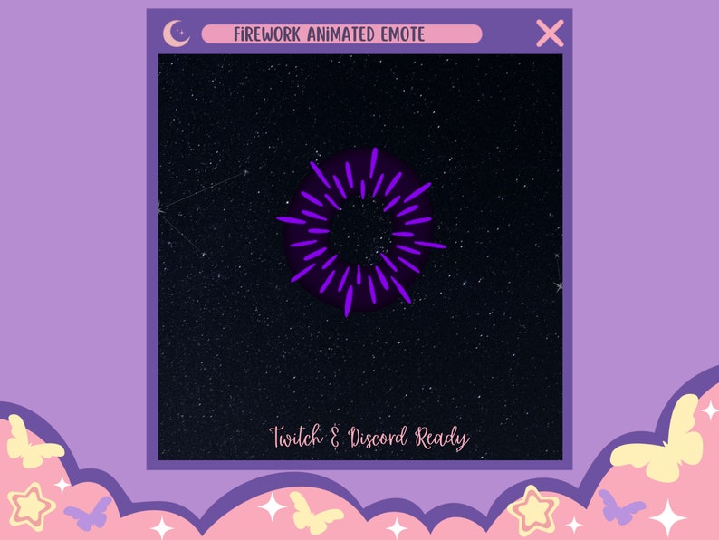 Animated Fireworks Emote - Etsy