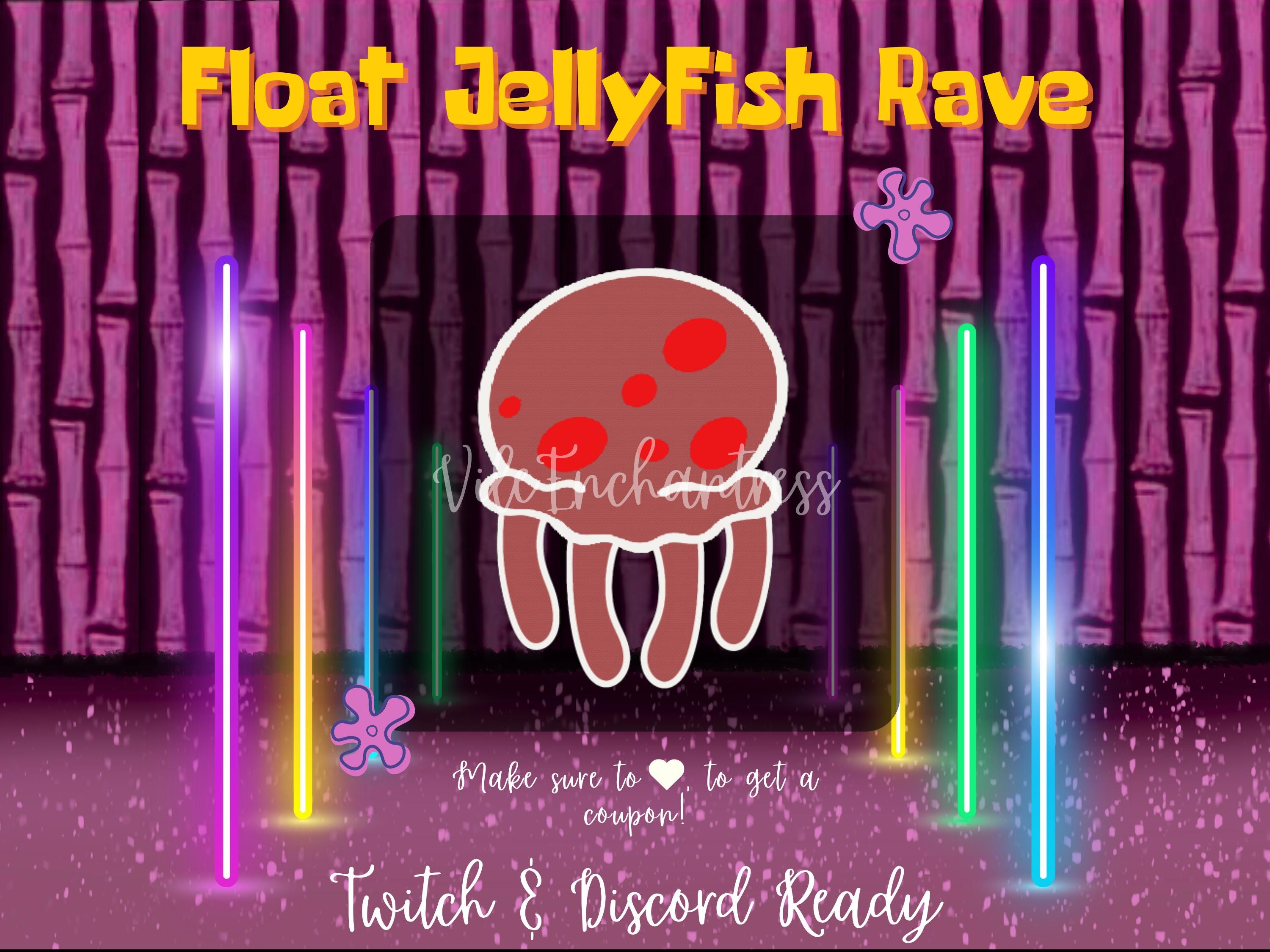 Animated Float Jellyfish Rave Emote - Etsy