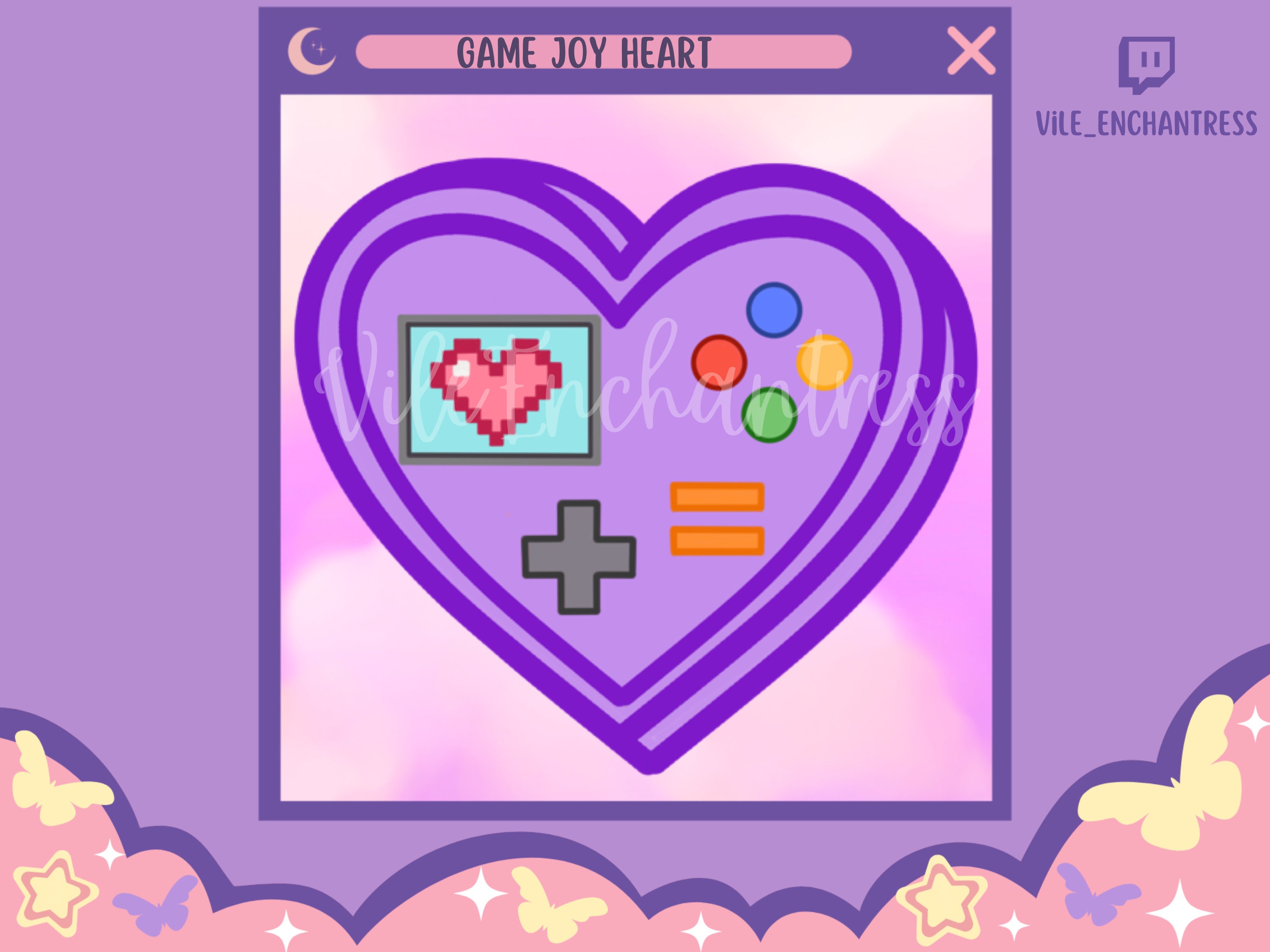 Game Joy Heart Emote - Etsy