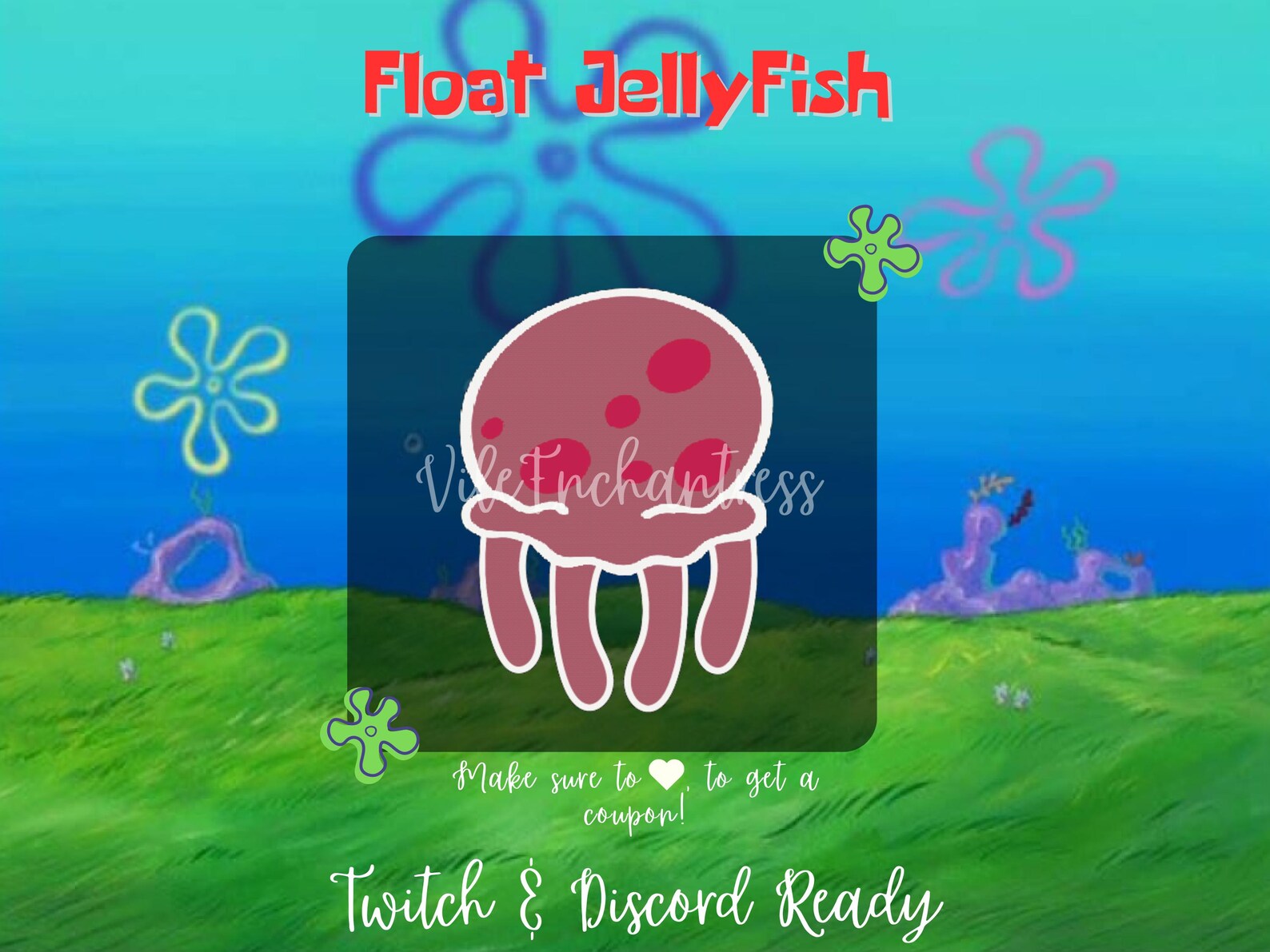 Animated Float Jellyfish Emote - Etsy