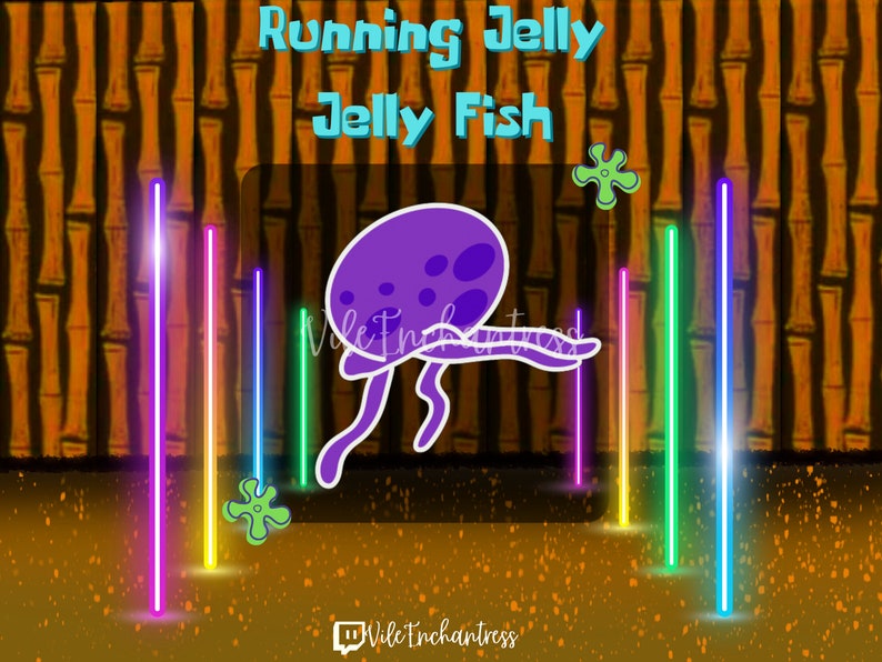 Running Jelly Fish Animated Emote - Etsy