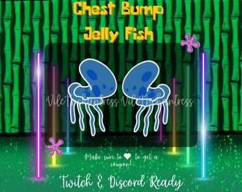 Chest Bump Jelly Fish Animated Emotes - Etsy