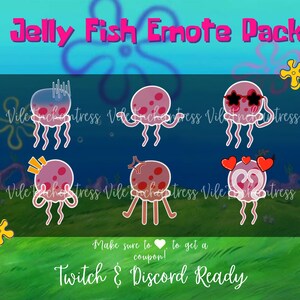Jelly Fish Emote Pack - Etsy