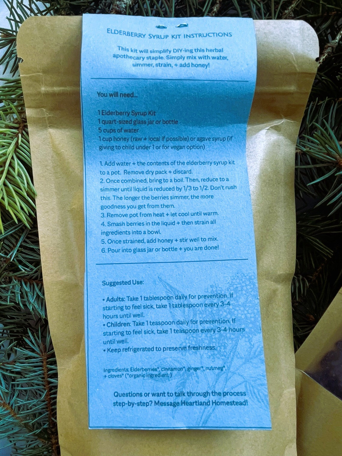 DIY Fire Cider + Elderberry Syrup Herbal Apothecary Kits - Perfect for ...