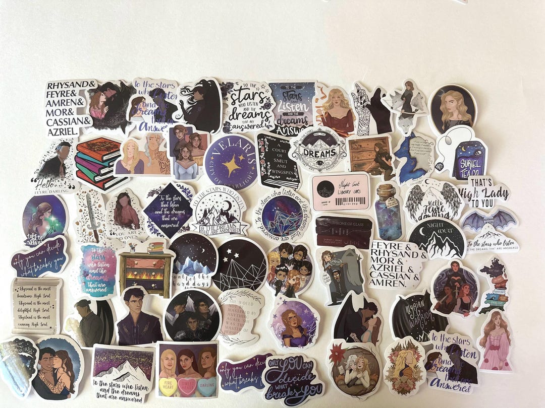 ACOTAR Waterproof Stickers - Etsy