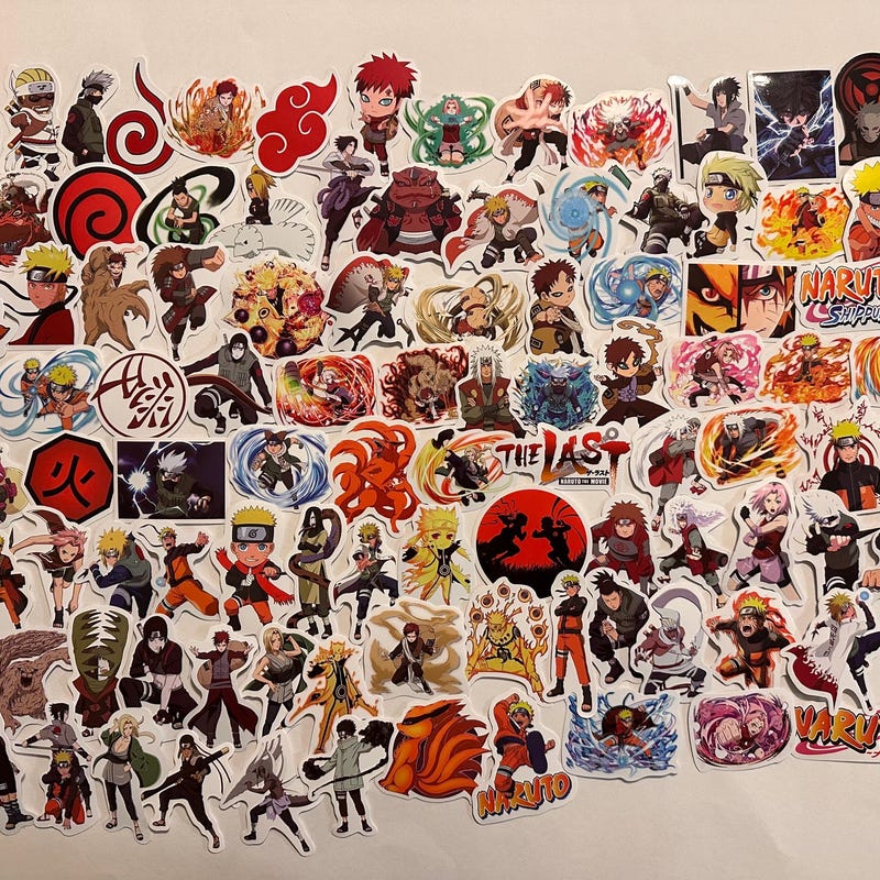 Naruto Laptop Stickers - Etsy