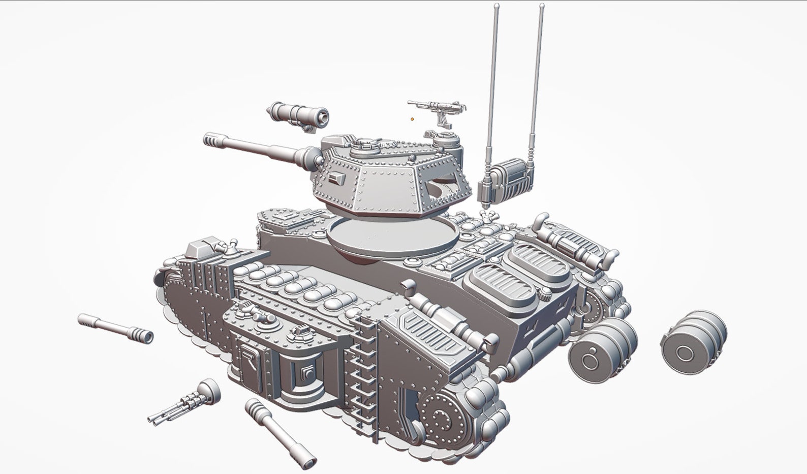 Foch Super Heavy Tank 28mm/32mm Tabletop Model Kit - Etsy