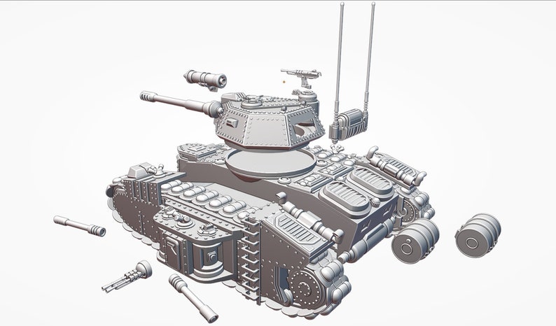 Foch Super Heavy Tank 28mm/32mm Tabletop Model Kit - Etsy