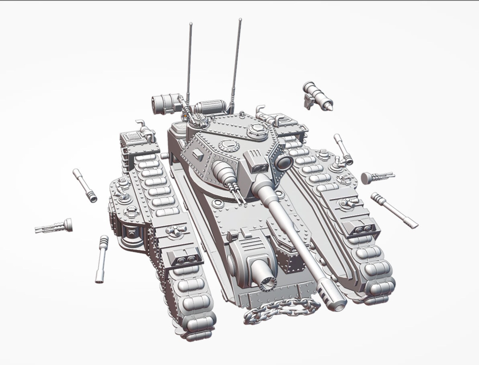 Foch Super Heavy Tank 28mm/32mm Tabletop Model Kit - Etsy