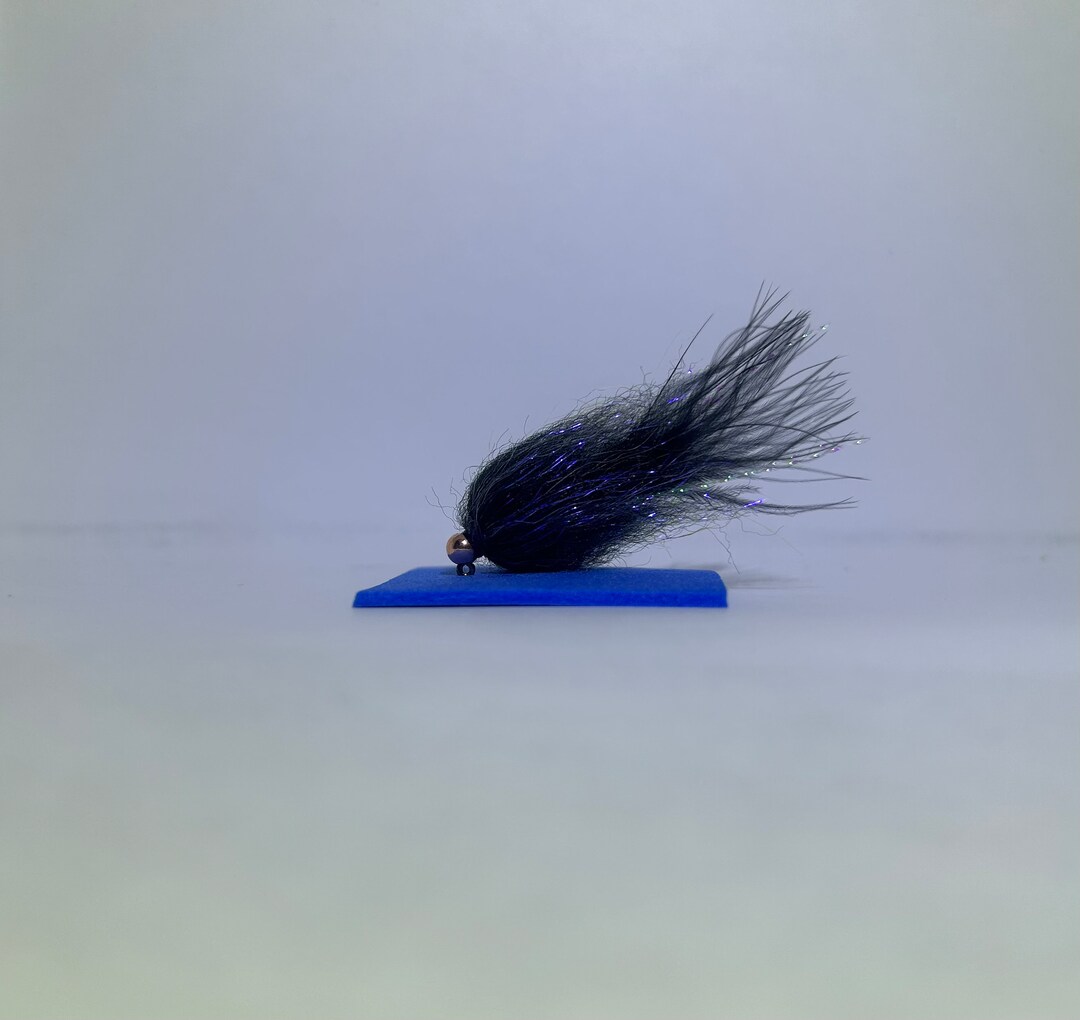 Hand Tied: Jigged Style Small Marabou Streamer in Size 10 With a 3.8mm ...