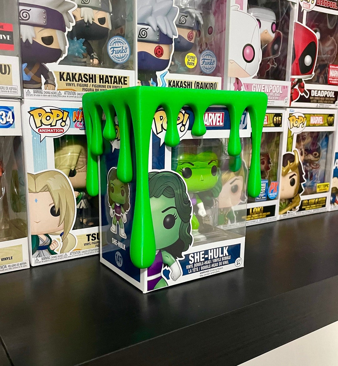 Dripping Slime Display for Collectibles, Display Stand, 3D Printed ...