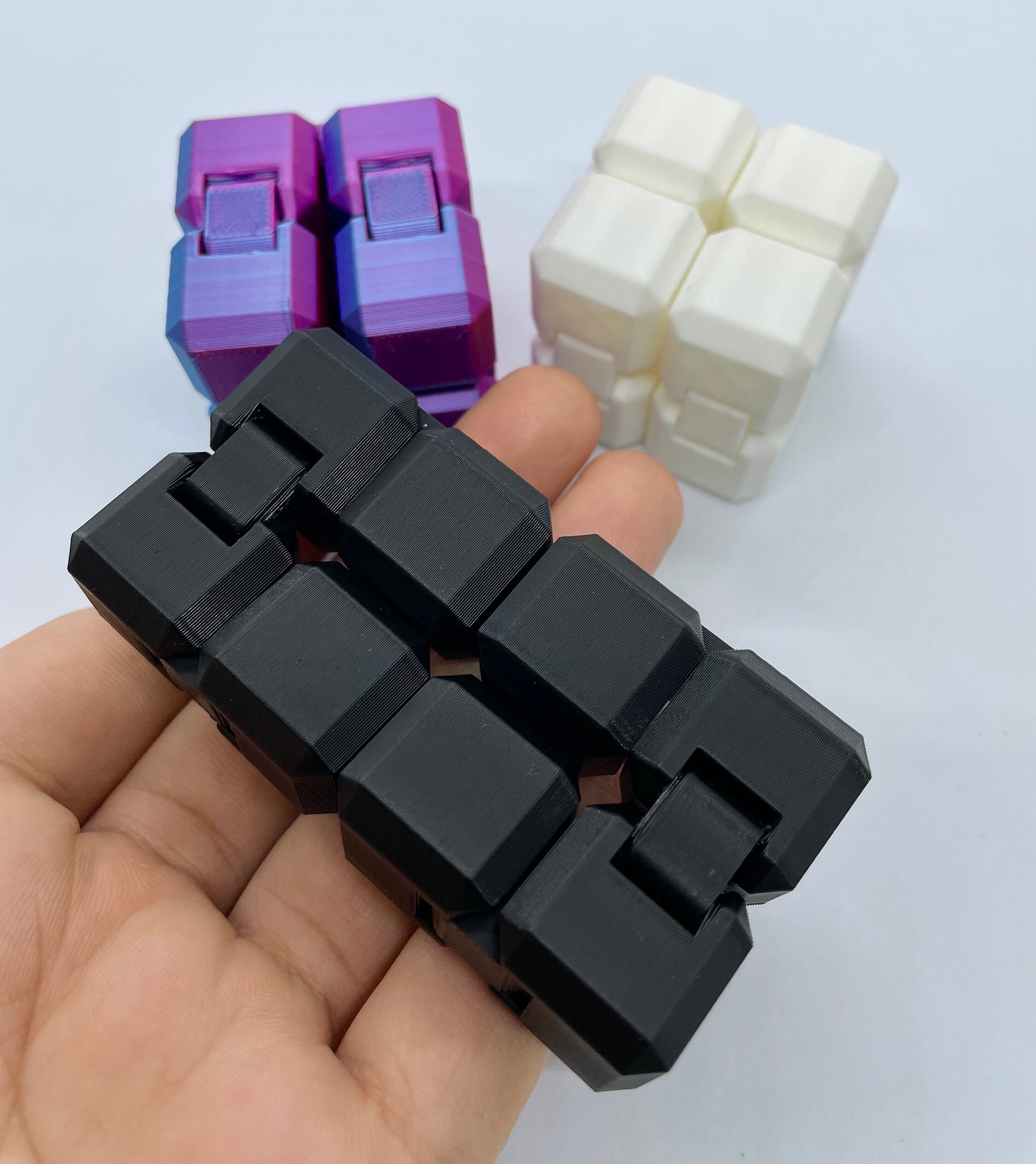 Infinity Fidget Cube Toy Gift, 3D Printed Gifts, Fidget Toy, Office ...