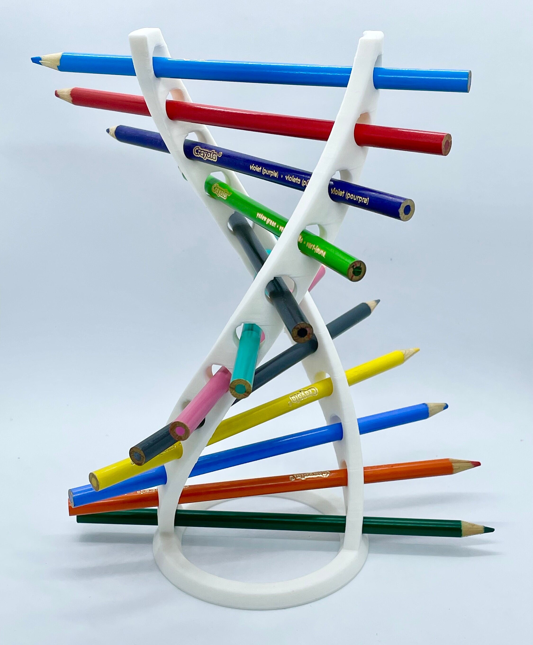 DNA Pencil Holder Storage, 3D Printed Gifts, Office Desk Storage, Desk ...
