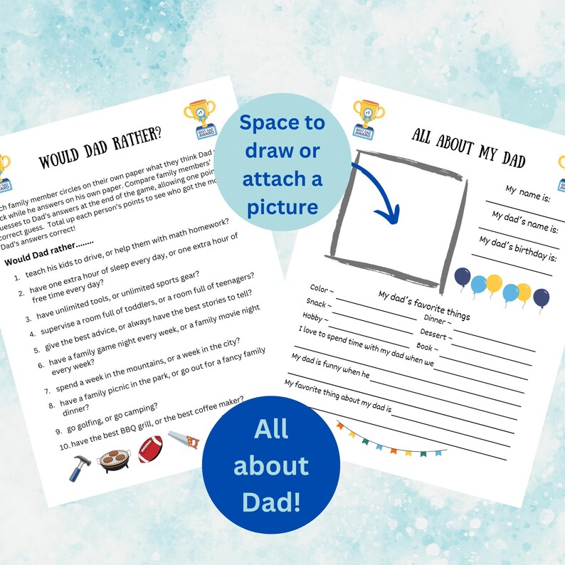 Fathers Day Activities and Games, Word Search, Word Scramble, All About ...
