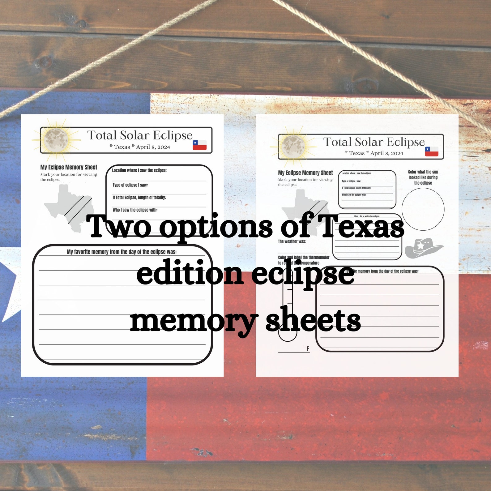 April 8, 2024 Total Solar Eclipse Texas Information, Activity, and ...