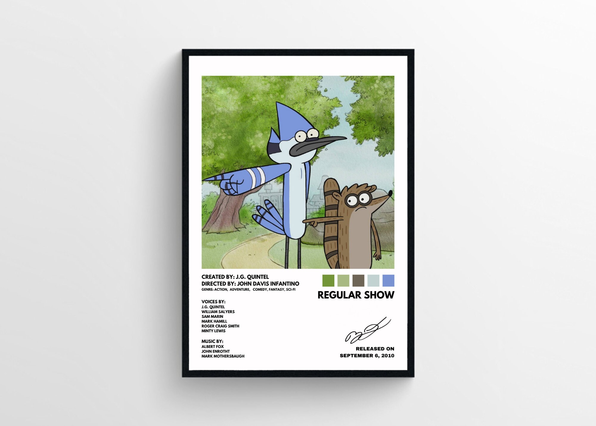 Regular Show Poster - Etsy