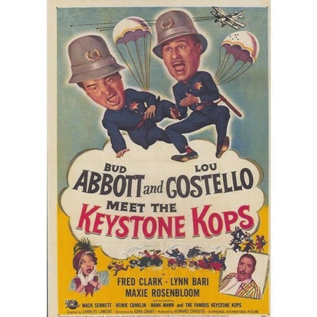 Abbott and Costello Meet the Keystone Kops = Dvd - Etsy