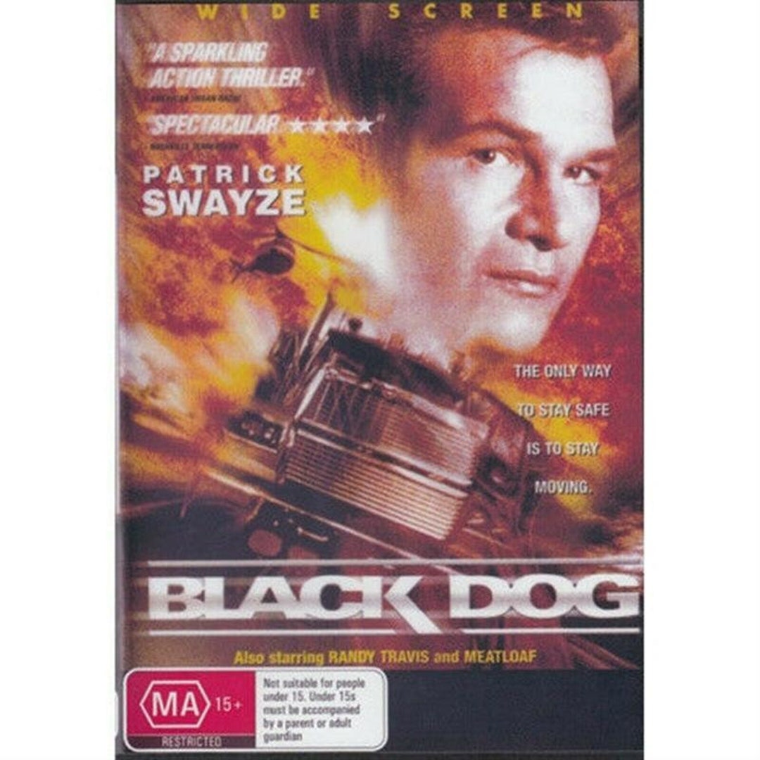 Black Dog Patrick Swayze all Region Pal Dvd - Etsy