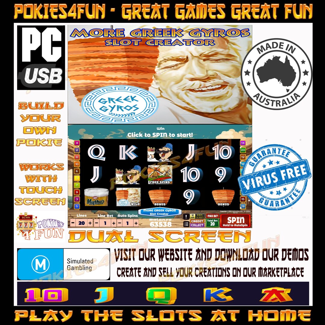 More Greek Gyros - Slot Creator - Create and Play and Share - Pokies ...