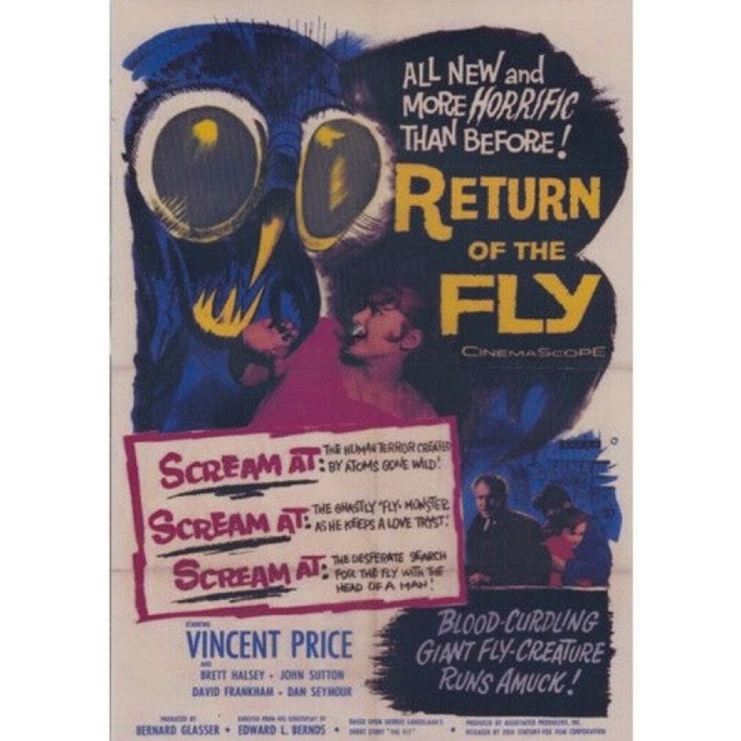 Return of the Fly (classic Film Dvd) - Etsy