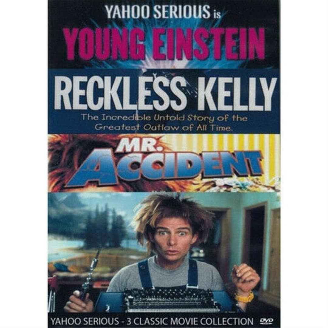 Young Einstein - Reckless Kelly - Mr Accident - Yahoo Serious DVD - Etsy