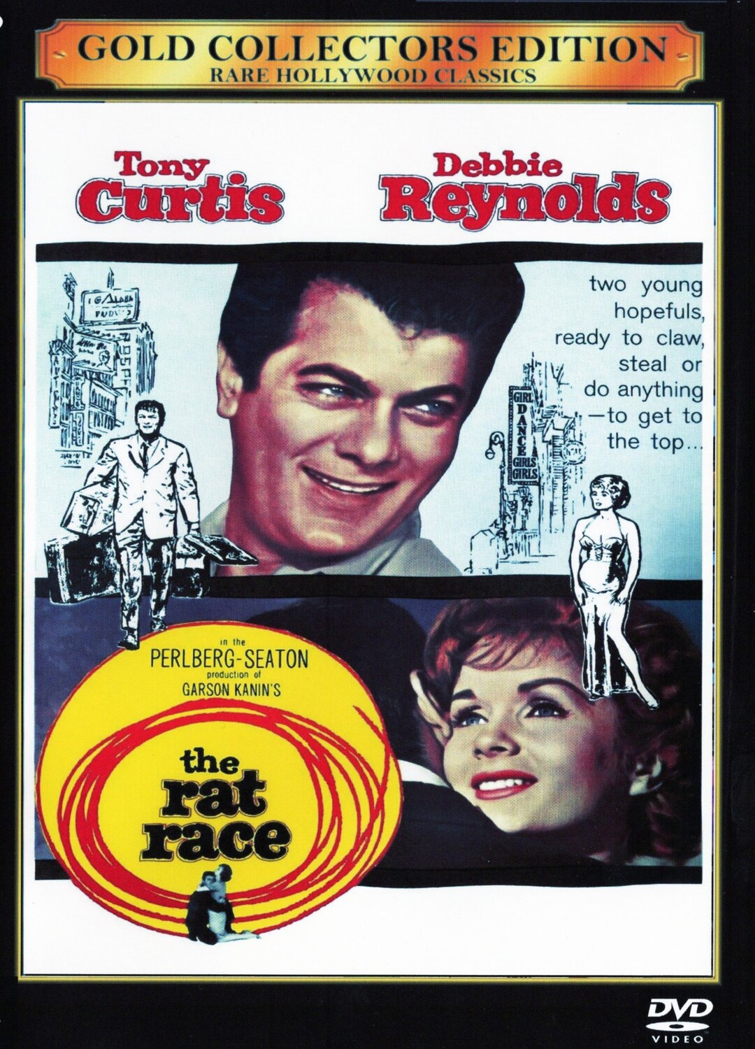 The Rat Race 1960 Tony Curtis Debbie Reynolds Jack Oakie DVD all Region - Etsy