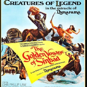 The Golden Voyage of Sinbad (1973) - John Phillip Law - Caroline Munro ...