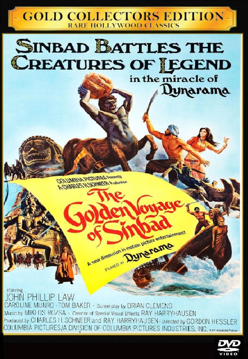 The Golden Voyage of Sinbad (1973) - John Phillip Law - Caroline Munro ...