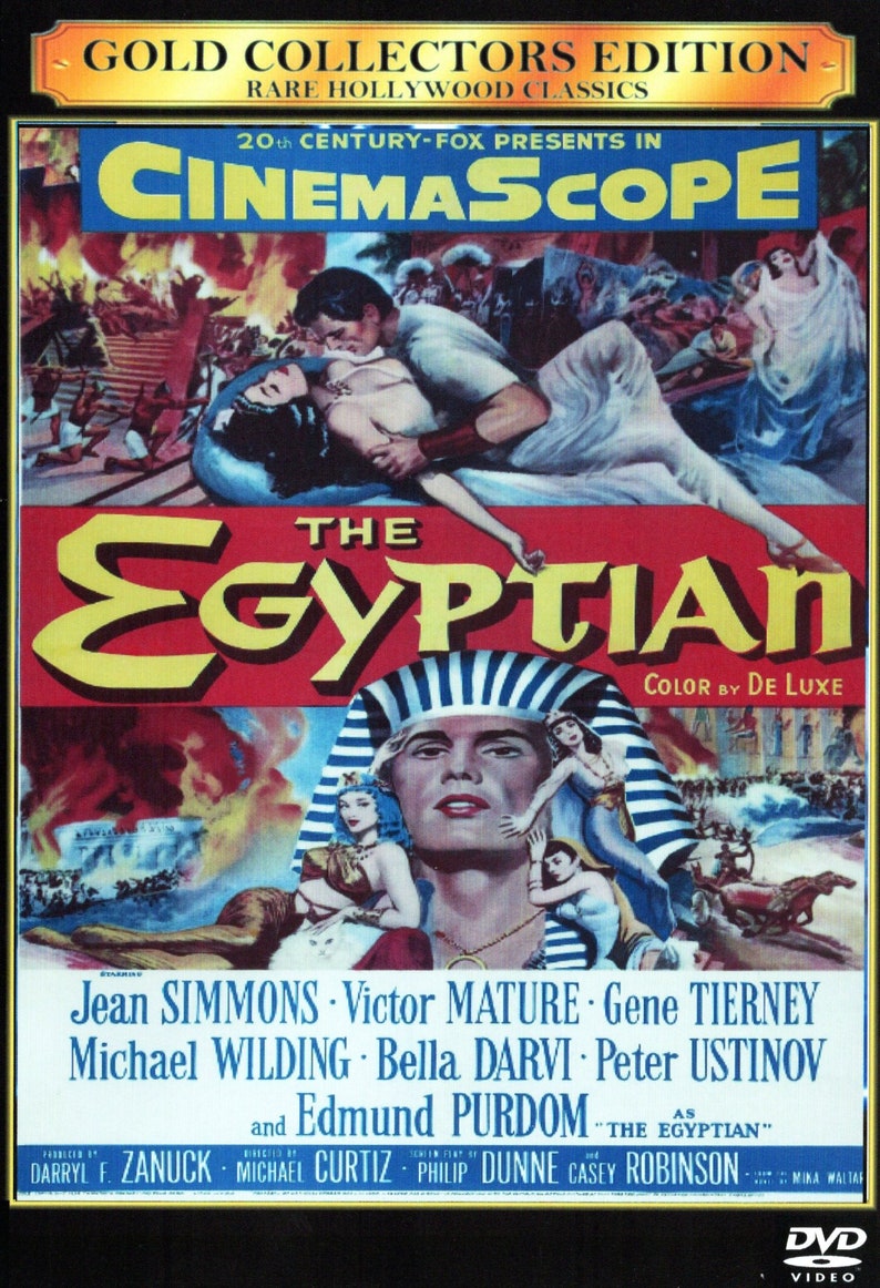 The Egyptian (1954} - Jean Simmons - Victor Mature - Gene Tierney - DVD ...