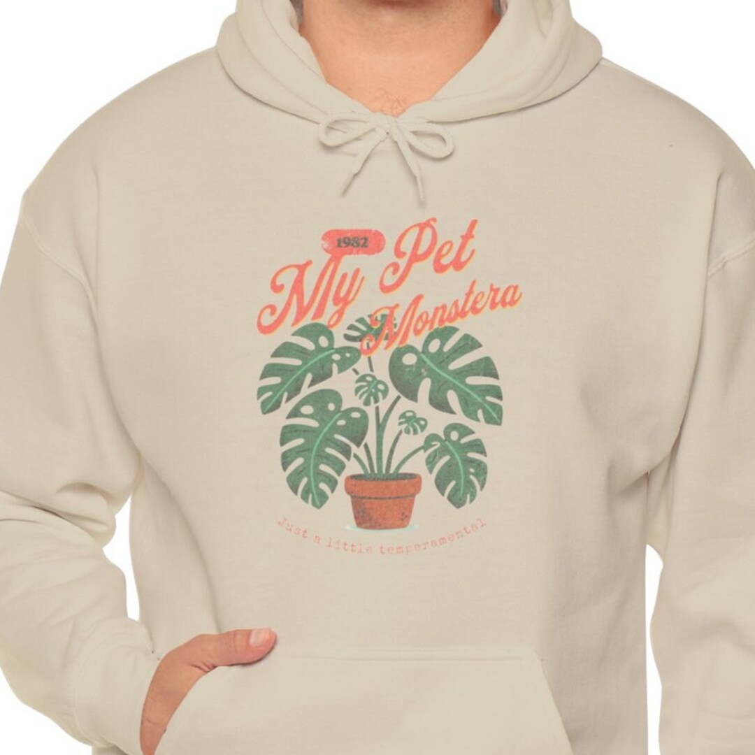 Monstera Plant Meme Hoodie Plant Mom Gift Idea Plant Dad Hoodie Unisex ...