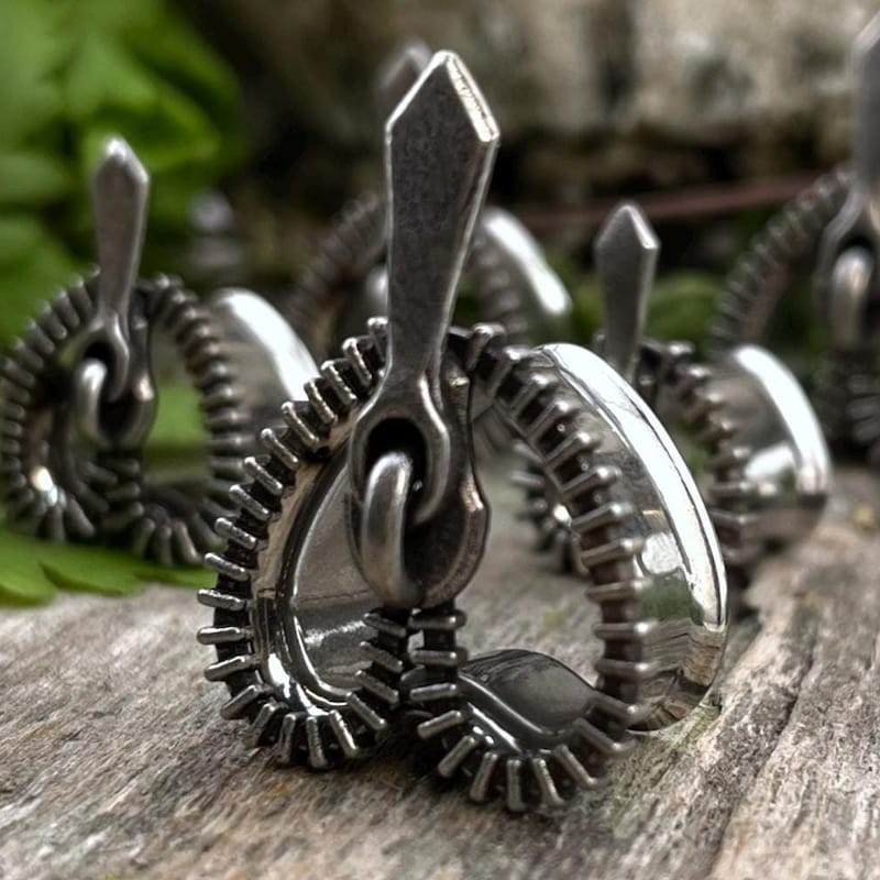 Steel Heart Tunnel Plugs - Etsy