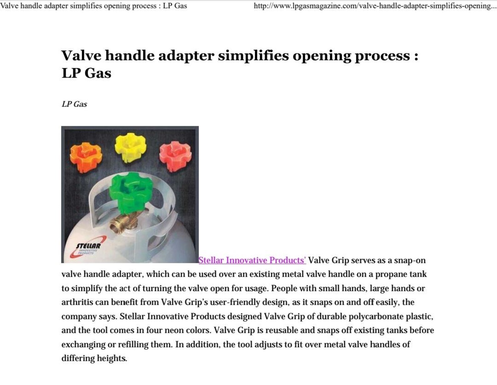 Valve Grip: Propane Tank Handle Adapter for BBQ, RV - Etsy