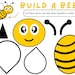 Build A Bee Craft: Spring Activity Set With Coloring & Handwriting ...