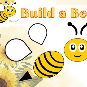 Build A Bee Craft: Spring Activity Set With Coloring & Handwriting ...