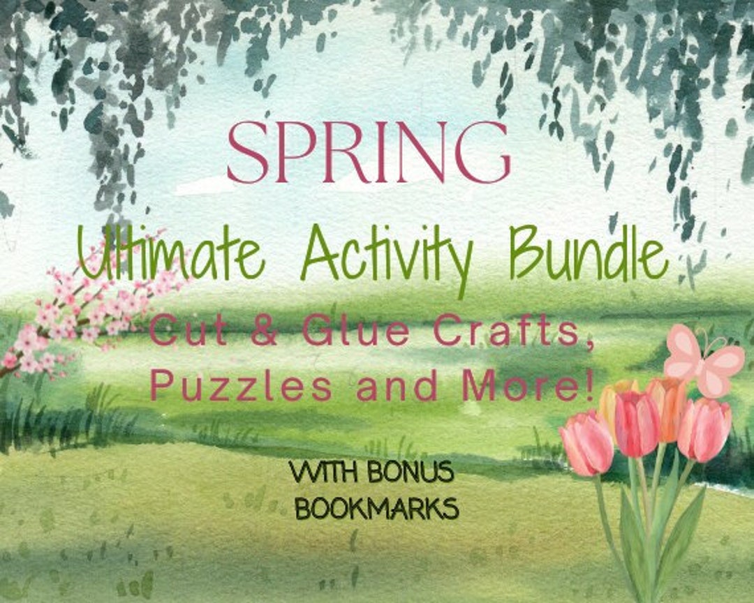 Spring Over With This BUNDLE of Cut and Glue, Puzzles, and Directed ...