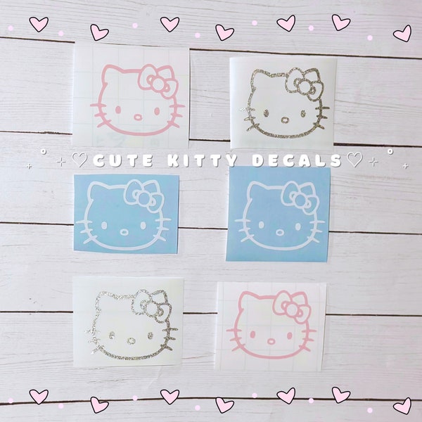 Kitty Decal - Etsy