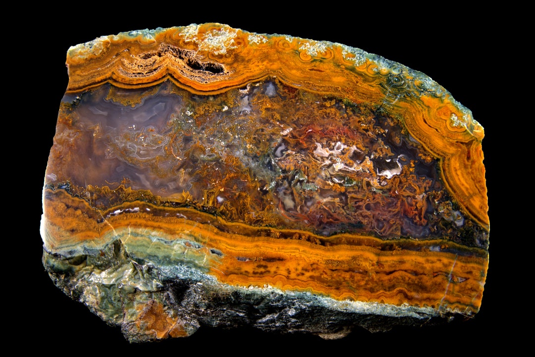 RARE. Bulgarian Agate. Orpheus Agate. Polished. 112 Grams - Etsy