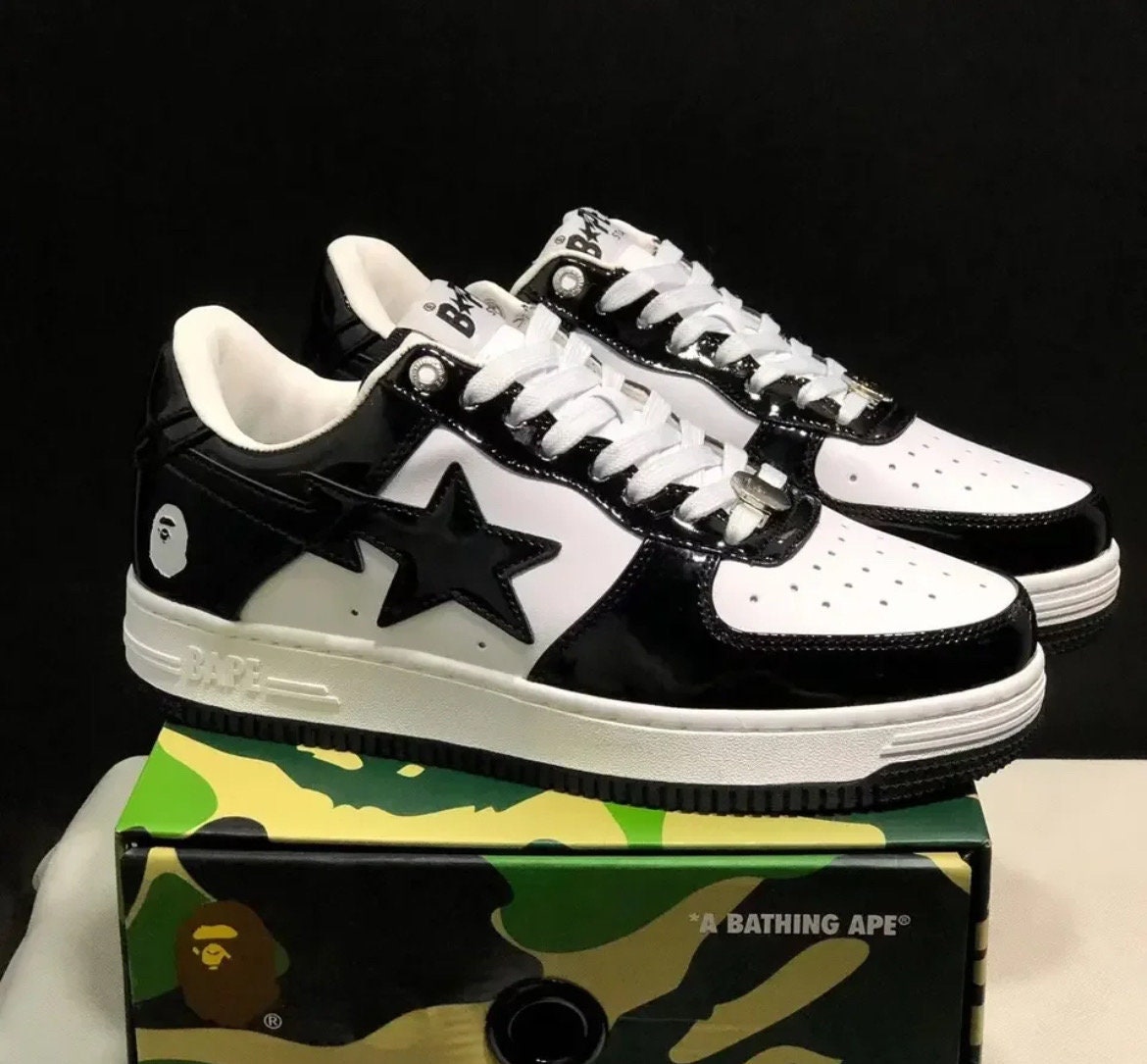 Bapes Shoes High Quality Sneakers Men Casual Sneakers - Etsy