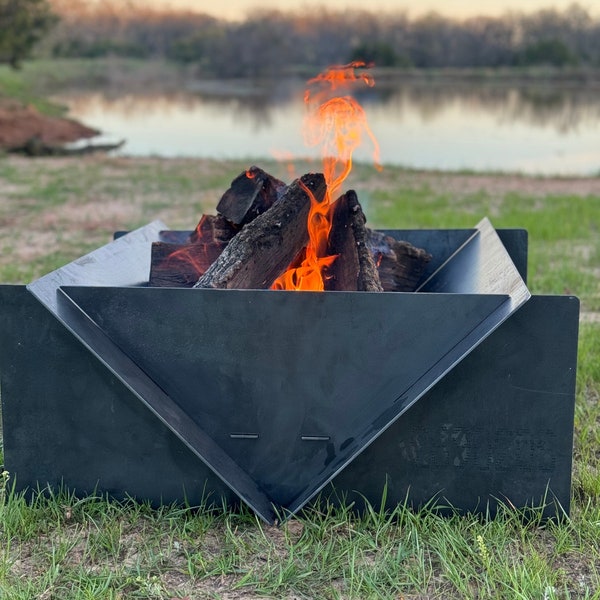 Collapsible Fire Pit - Etsy