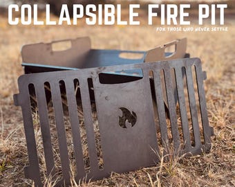 Collapsible Grill and Fire Pit - Etsy