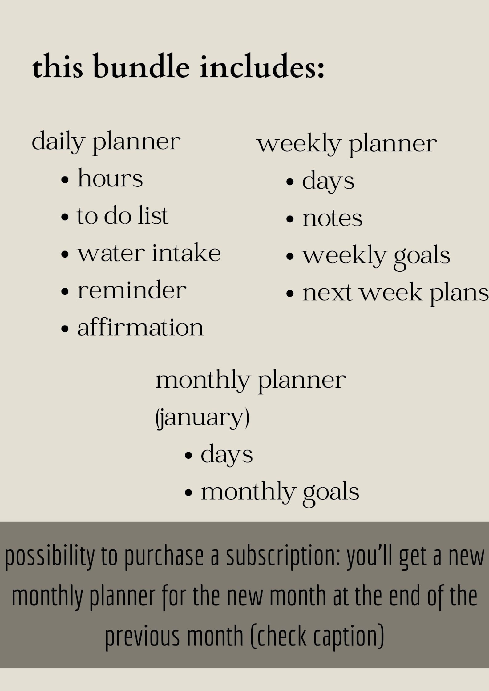 CLEAN GIRL Planner Bundle, Printable Pdf, Printable Planner - Etsy