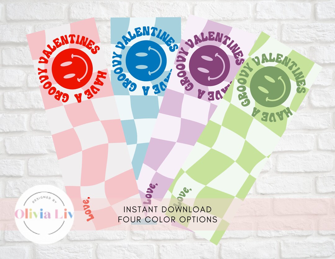 Simple Valentines Printable Have a Groovy Valentines - Etsy