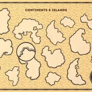 Procreate Vintage Procreate, Procreate World Map Maker Brushes ...