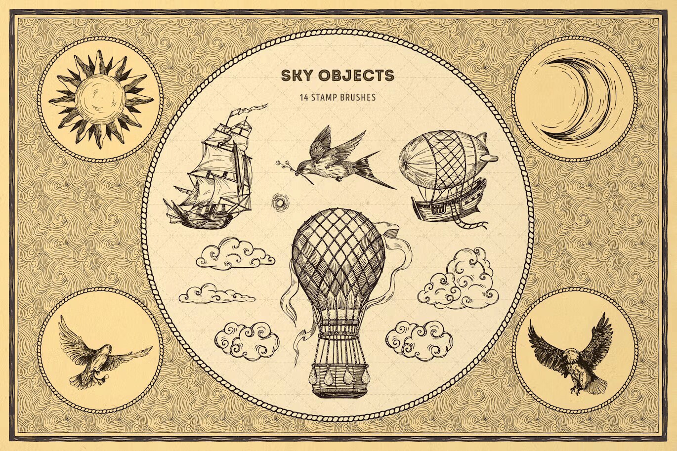 Procreate Vintage Procreate, Procreate World Map Maker Brushes ...